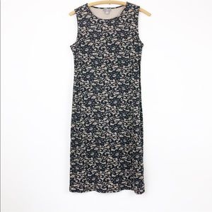 J. Jill | Dresses | J Jill Xs Lace Print Stretch Sleeveless Dress ...